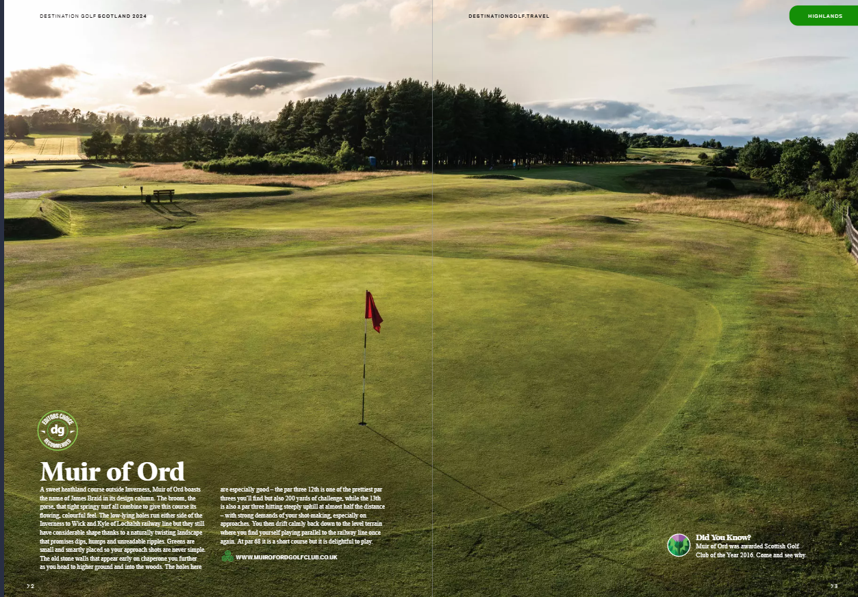 Muir of Ord – “A sweet Heathland course” – Destination Golf